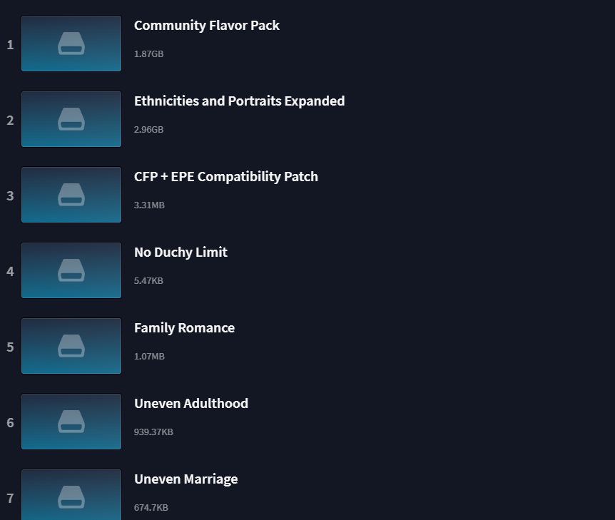 List of CK3 Mods for 2025? - Crusader Kings 3 - LoversLab