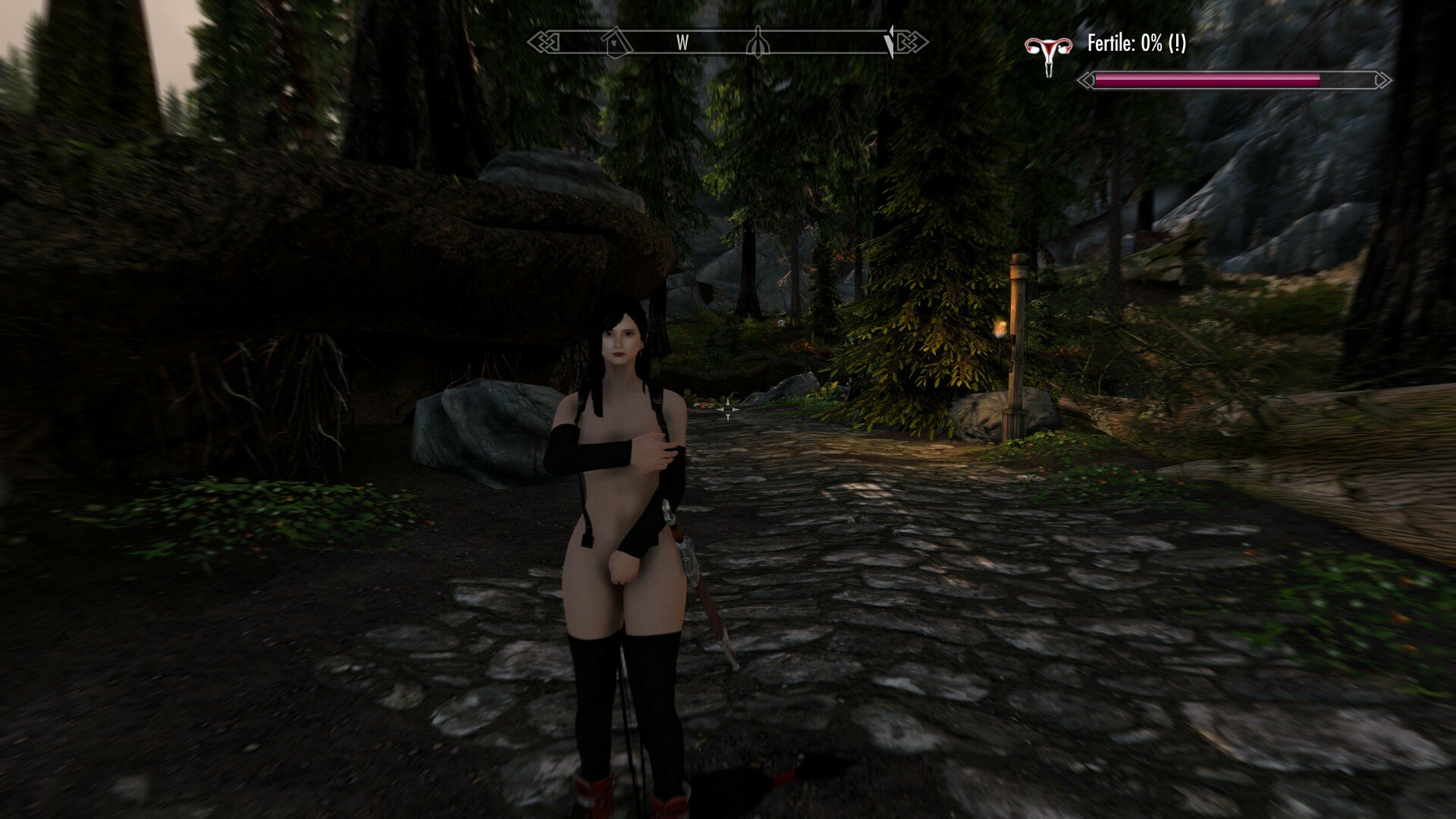 My Character Is Blocking Herself With Her Hands Like This Can Anyone Tell Me Which Mod Is