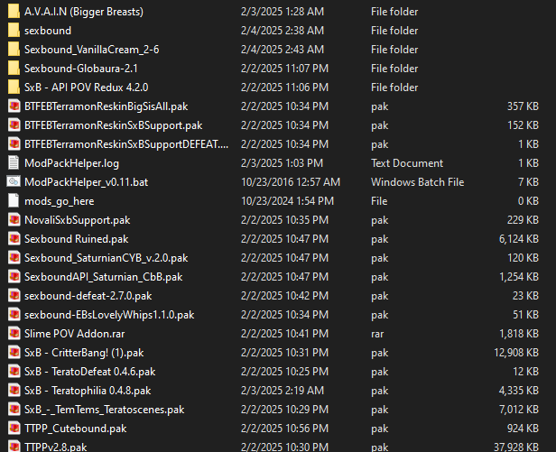 [mod] Teratophilia - Page 33 - Starbound - LoversLab