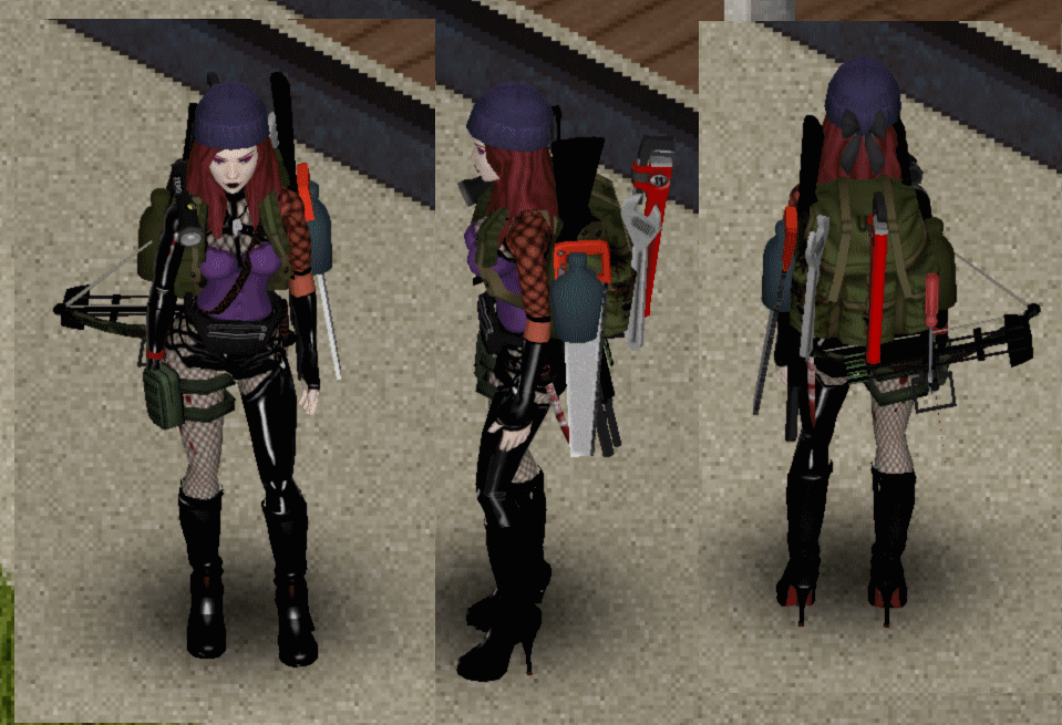 [Project Zomboid] - B42 Detailed Player Body Model - Female [Reshape ...