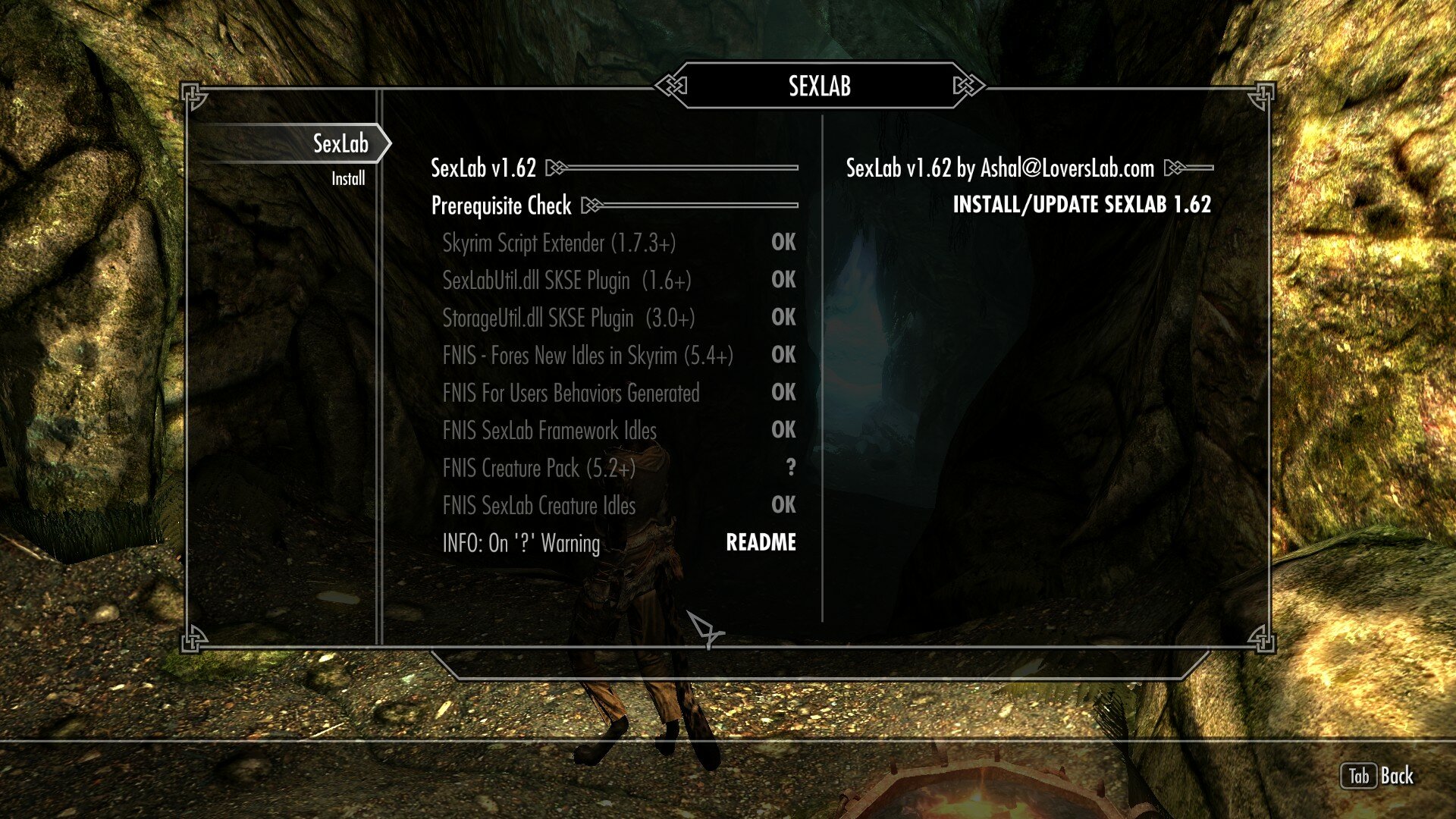 Sexlab V1.62 Prerequisite FNIS Creature Pack(5.2+) - Technical Support - SexLab Framework ...