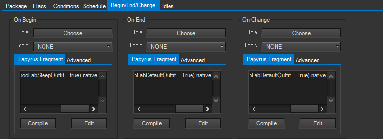 SetOutfit Script and Sandboxes. - Technical Support - Skyrim: Special Edition - LoversLab