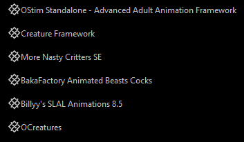 (ABANDONED) OCreatures - Ostim Creature Extension - Adult Mods - LoversLab