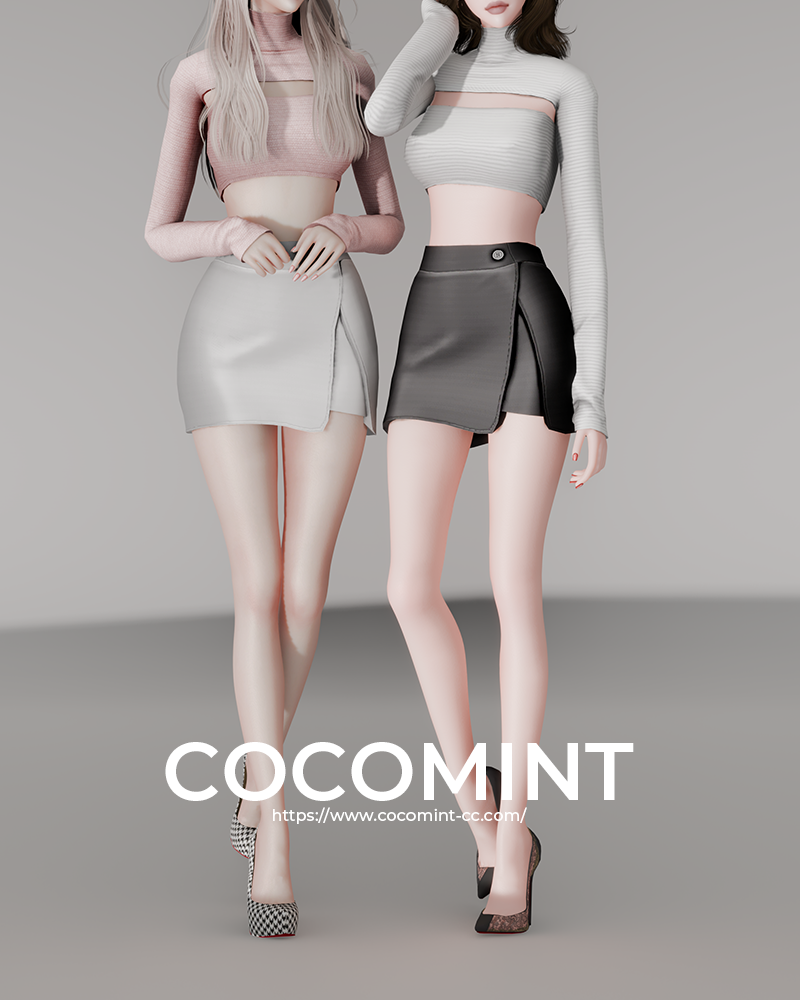[cocomint] Soft Slit Set_Undressable - Clothing - LoversLab
