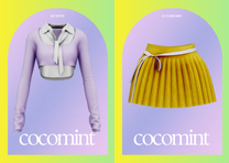 [cocomint] Lily Tie Set_Undressable - Clothing - LoversLab