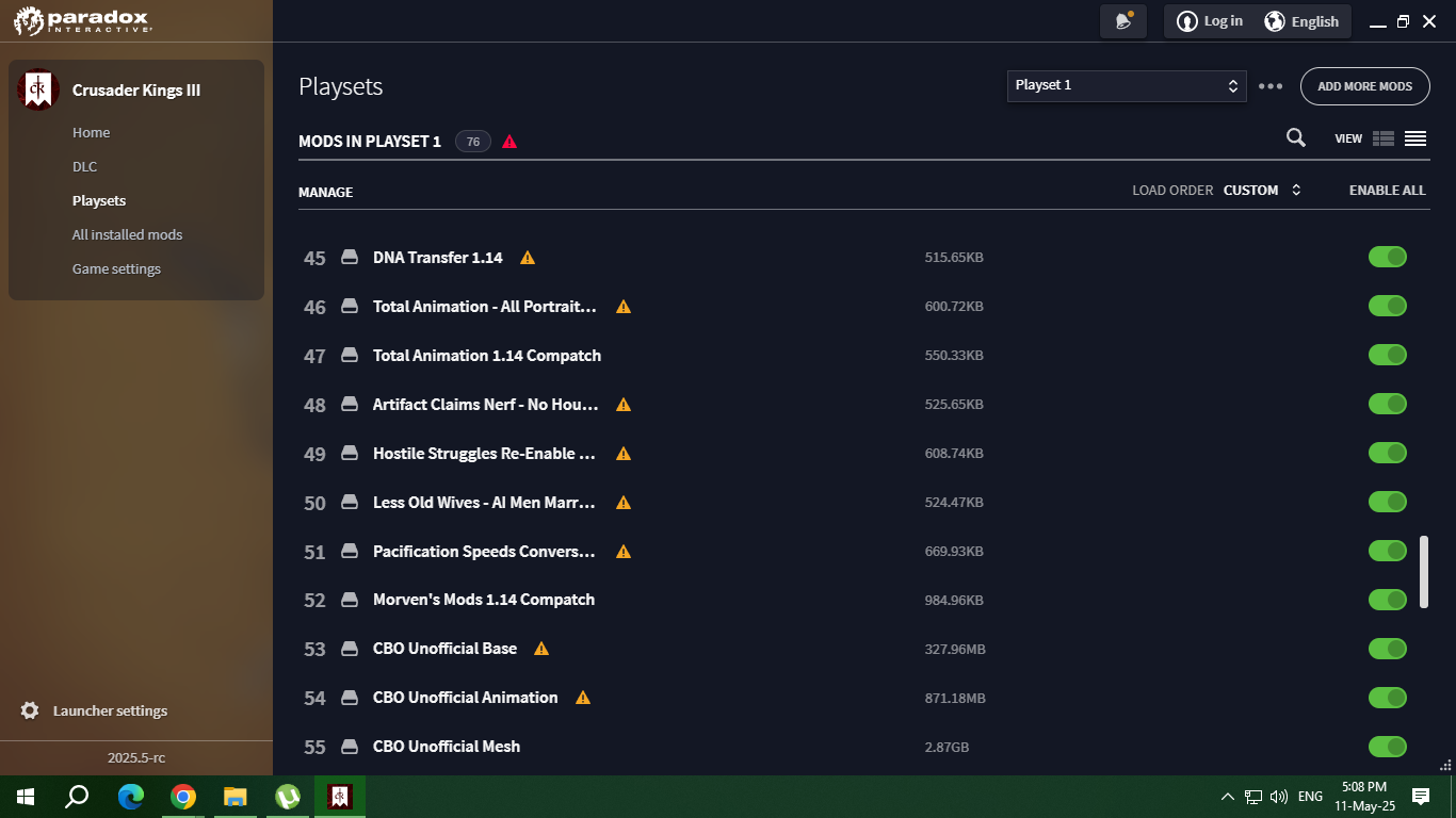 List of CK3 Mods for 2025? - Crusader Kings 3 - LoversLab