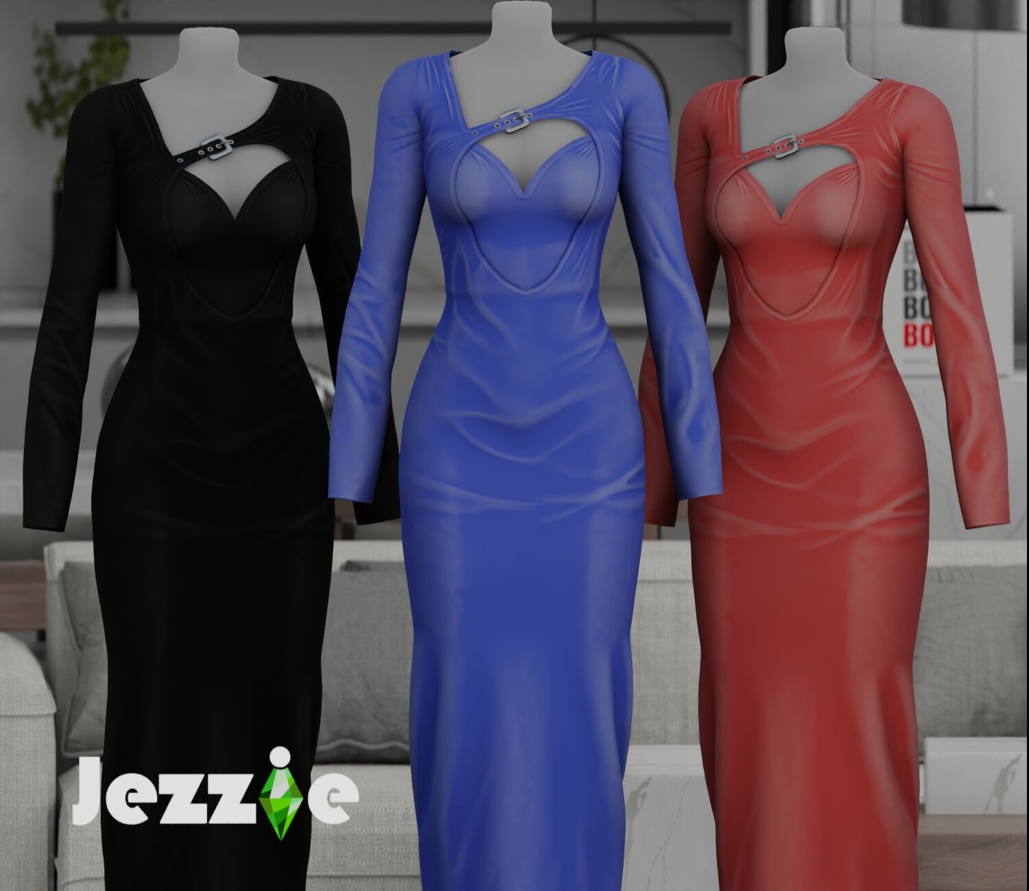 Jezzie.Ts4 Marisa Lingerie Set - Clothing - LoversLab
