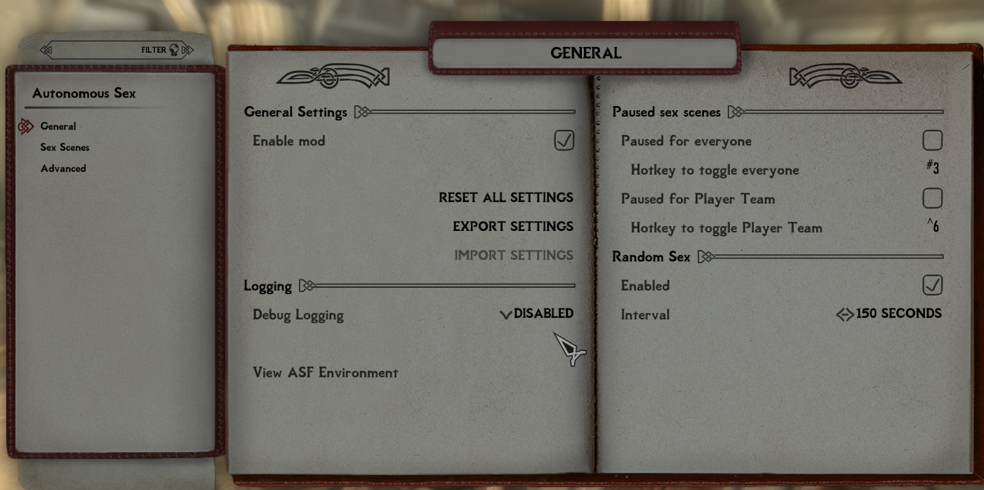 Asf Autonomous Sex Framework Page 2 Downloads Sexlab Framework Se Loverslab