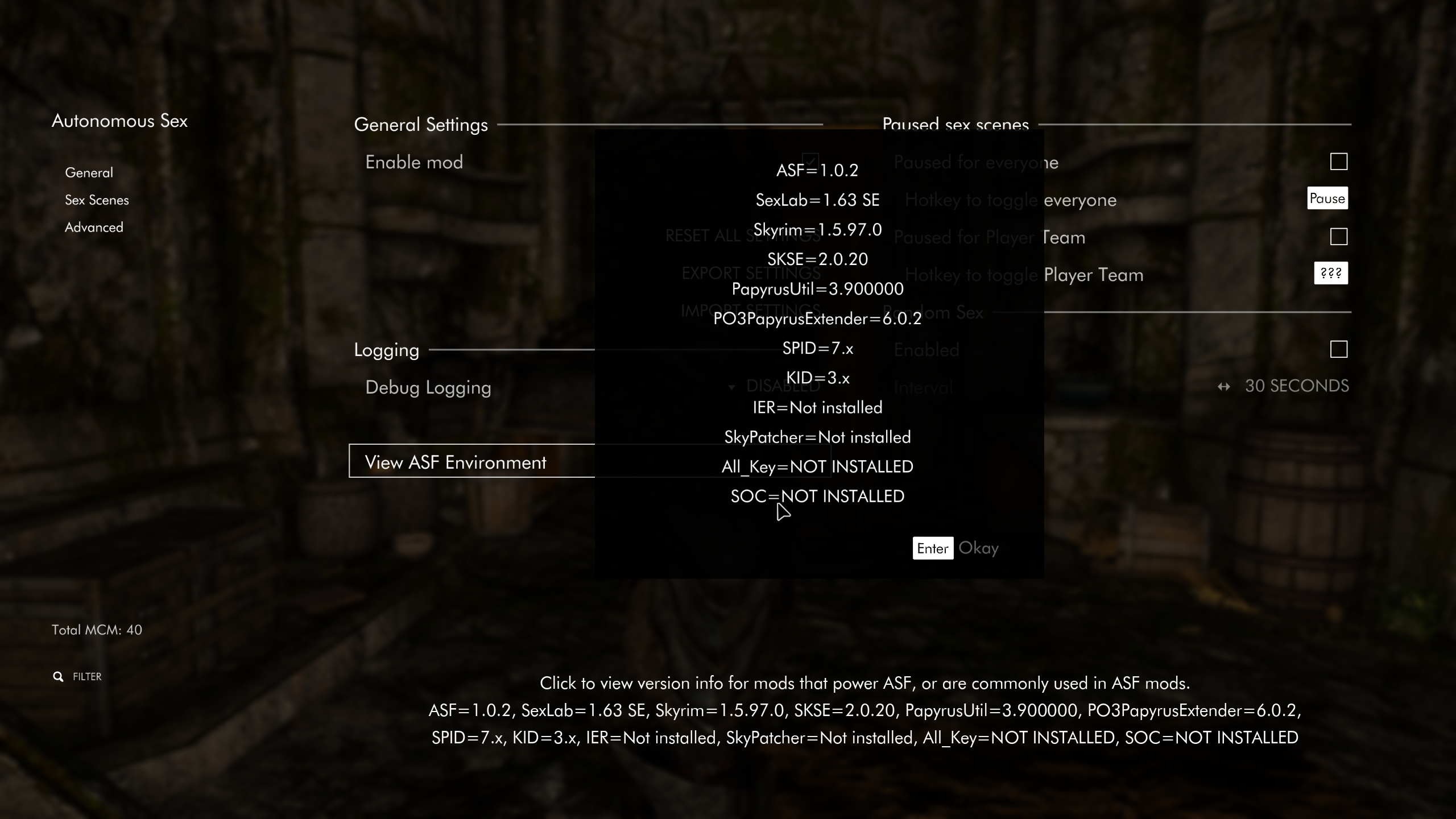 Asf Autonomous Sex Framework Downloads Sexlab Framework Se Loverslab