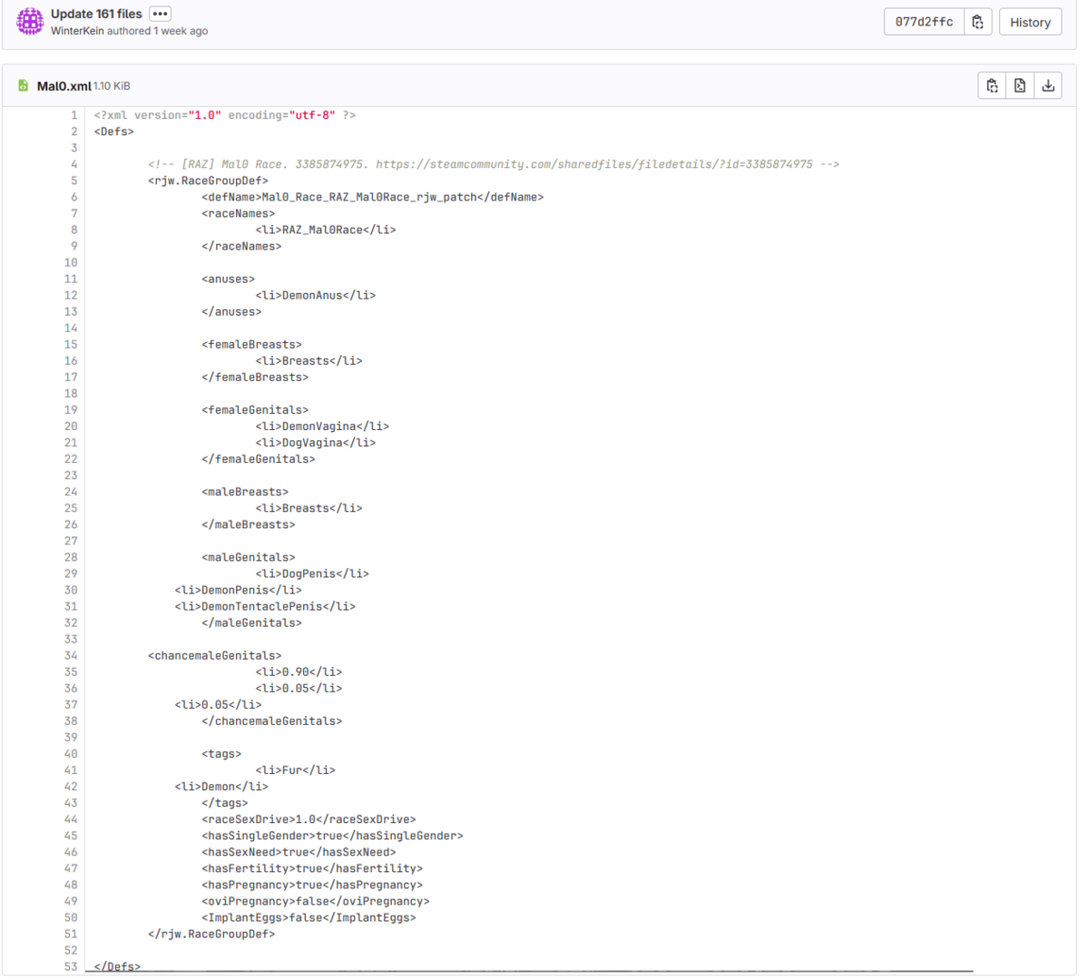 [mod] RJW Extra Race Patches - Page 4 - Rimworld - LoversLab