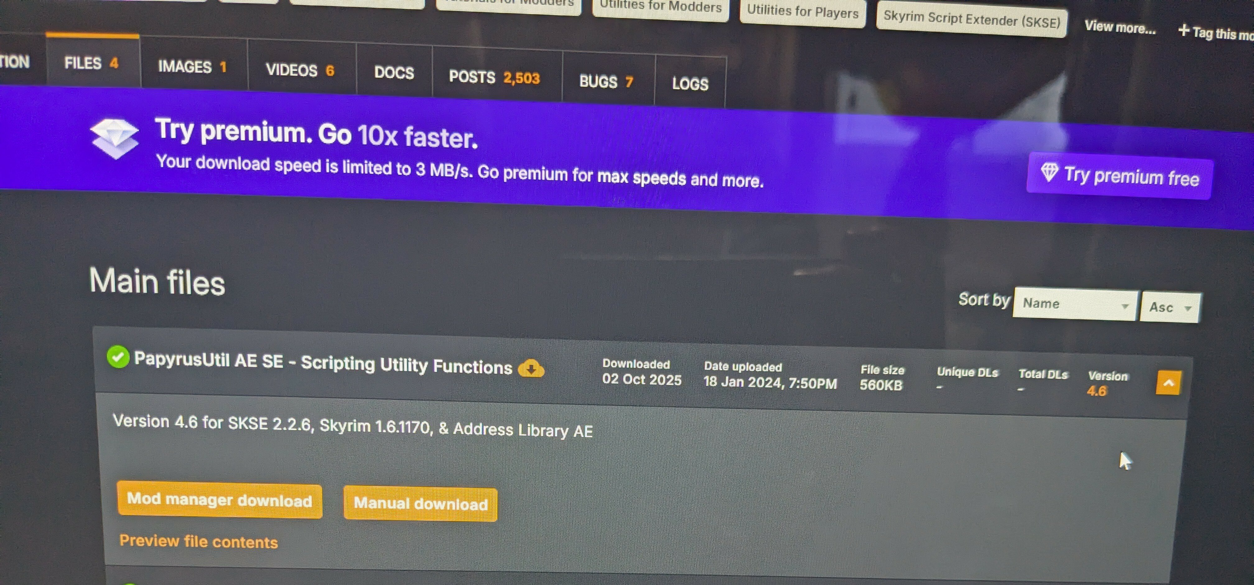 SexLabUtil.dll: disabled, incompatible with current version of the game - Technical Support ...