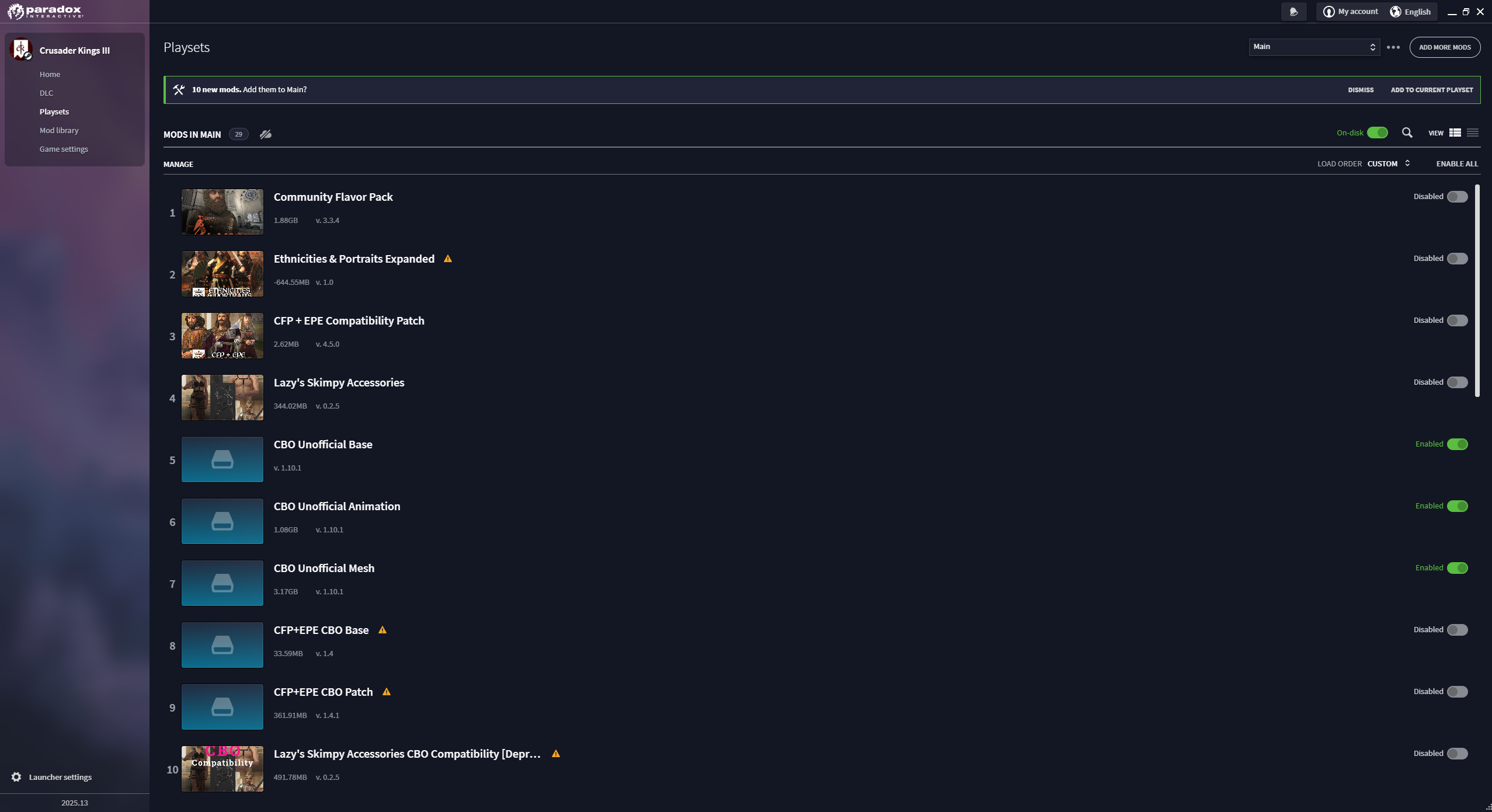[mod] CBO Unofficial - Page 119 - Crusader Kings 3 - LoversLab