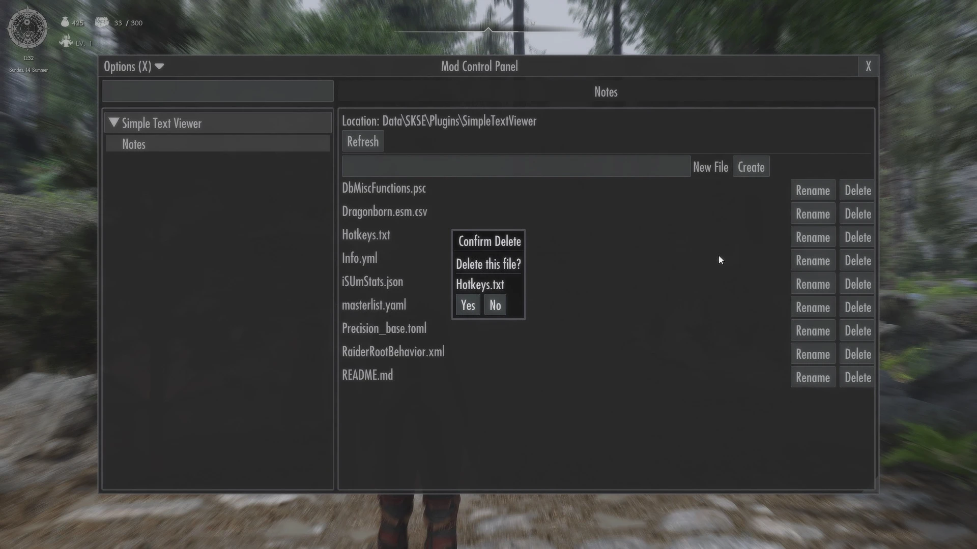 Simple Text Viewer - Create Open Edit Delete Text Files In-Game - SKSE ...
