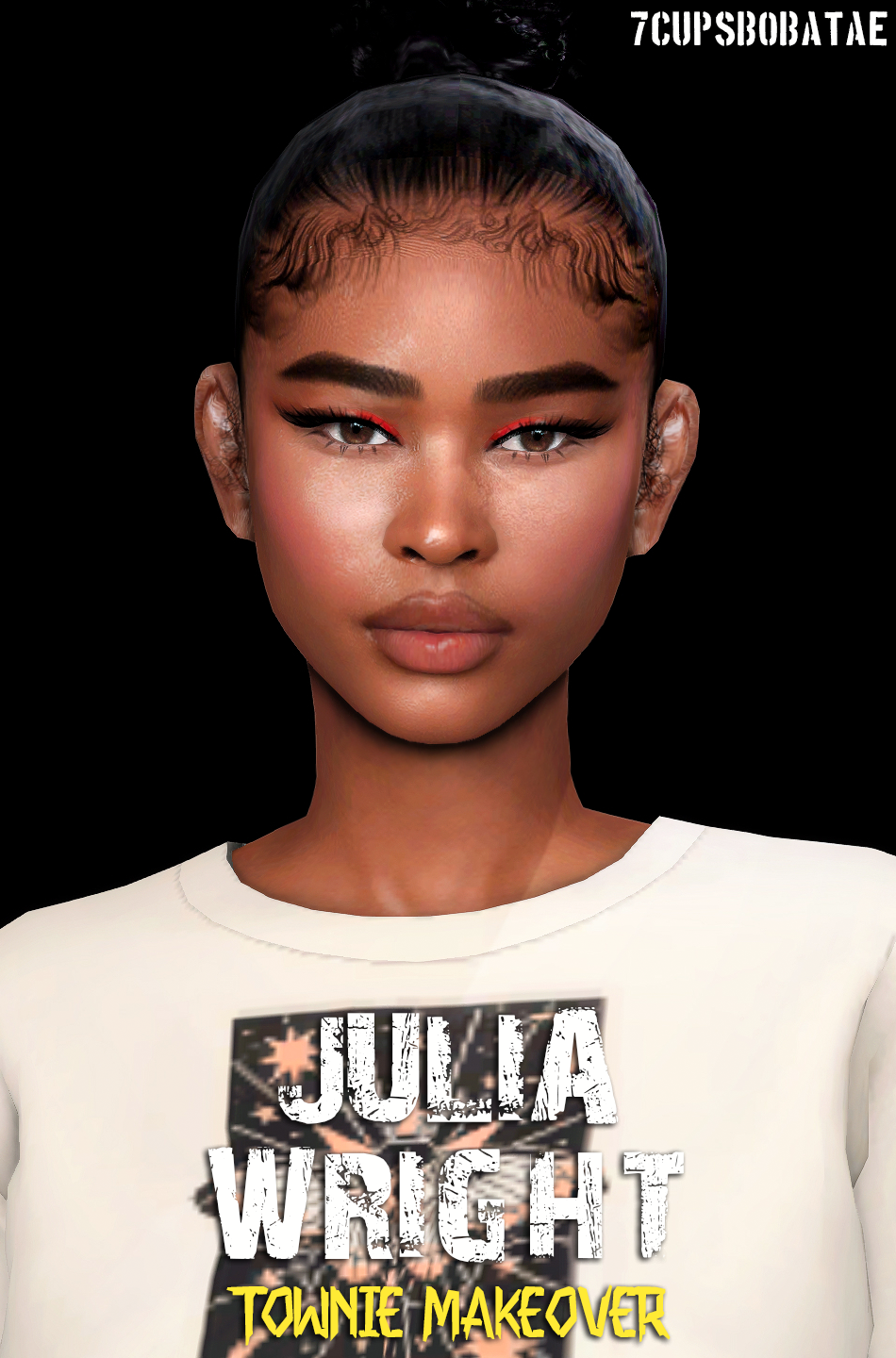 7Cupsbobatae - Julia Wright Townie Makeover Sim Download - Downloads ...