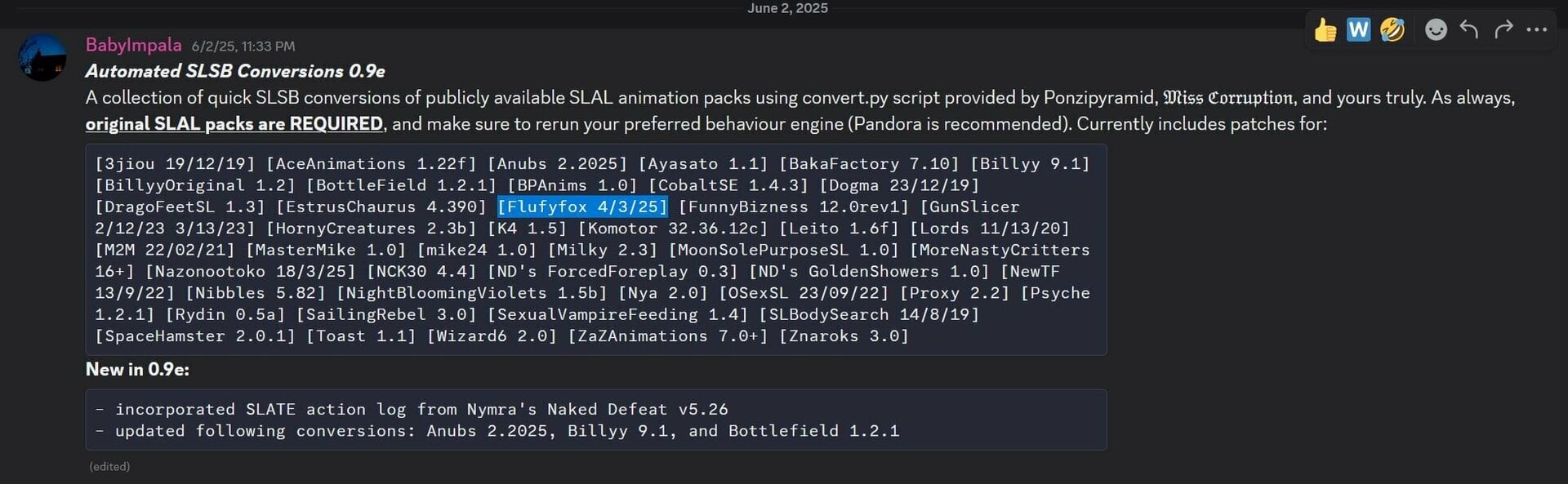 FlufyFox SLAL Pack Update 27/05/2024 - Page 24 - Downloads - Skyrim ...