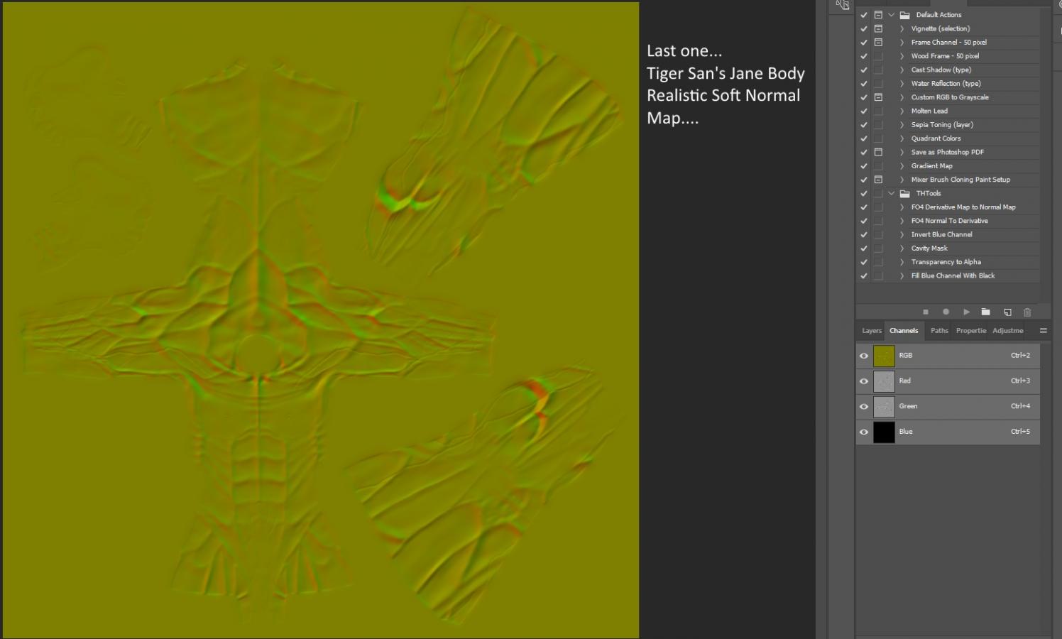 Does anyone know how to "invert depth of field" in a Normal Map ...