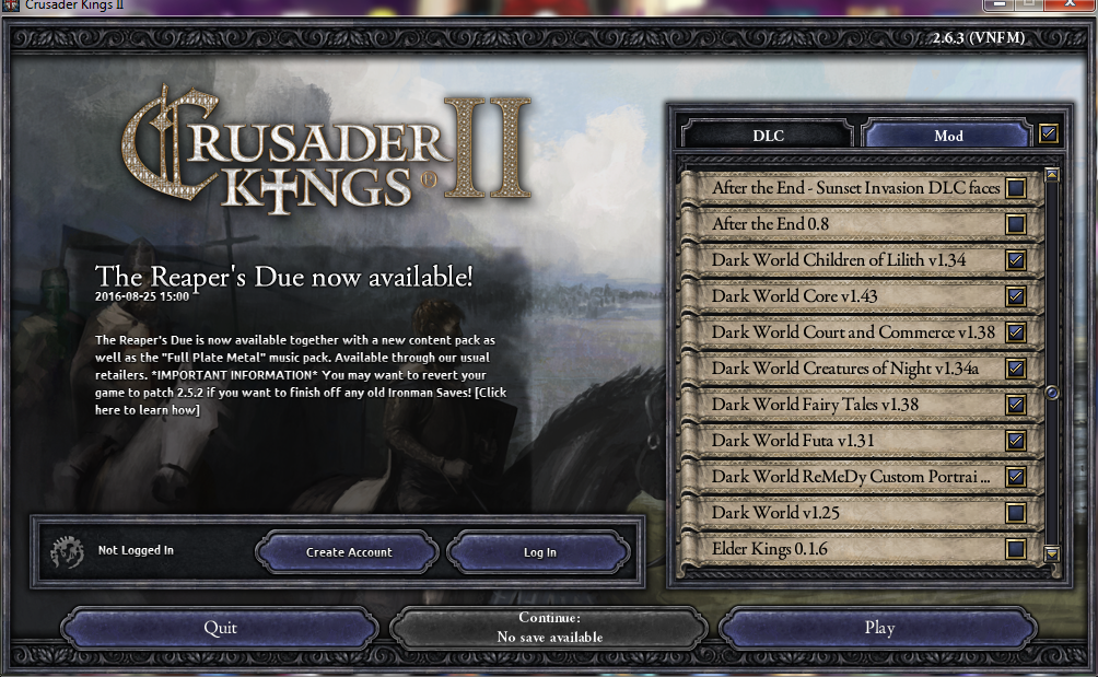 [mod] [CK2] Dark World: Reborn - Updated 02DEC2024 - Page 75 - Crusader ...